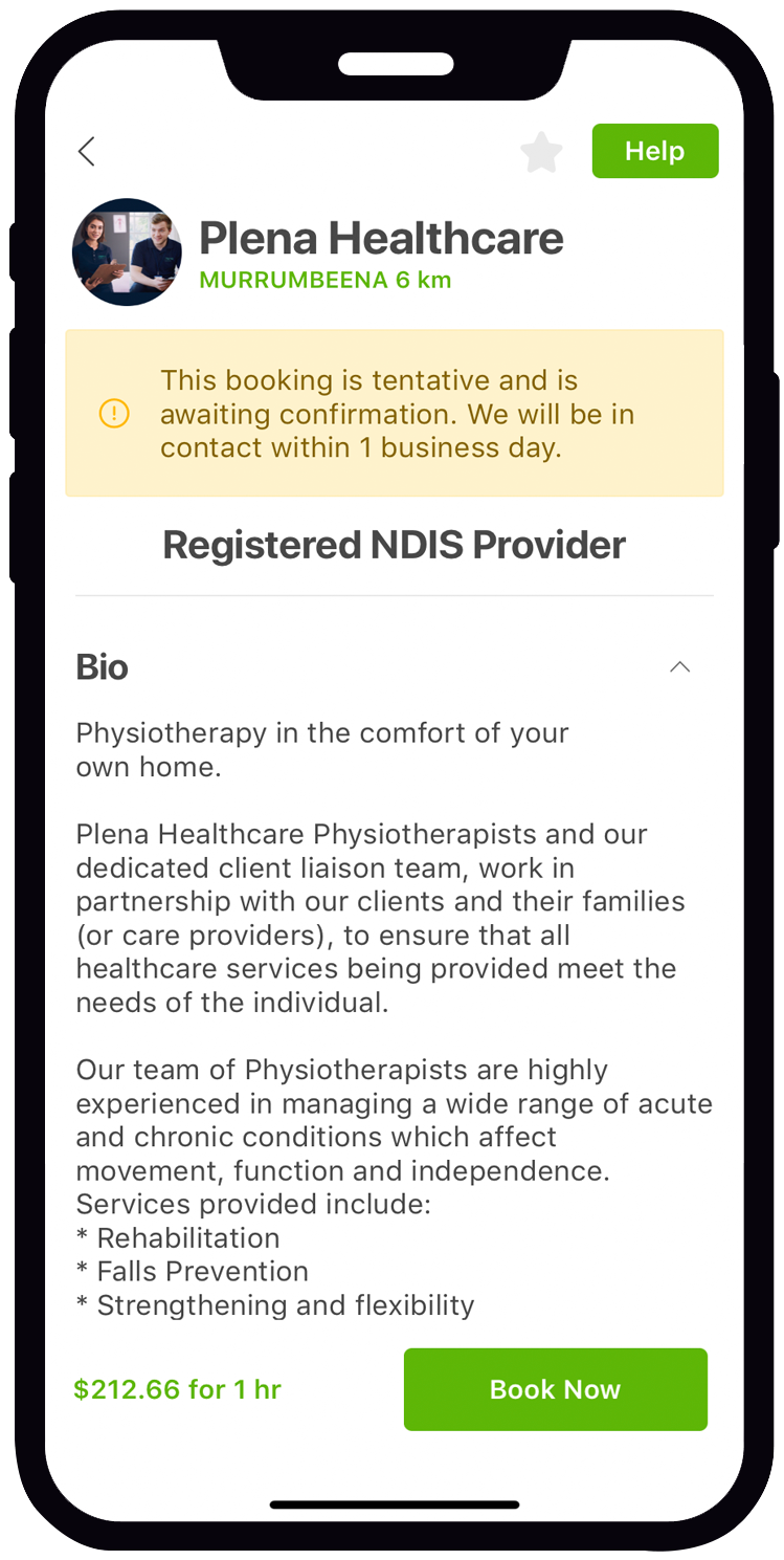 How to book therapy services via mobility - mobility