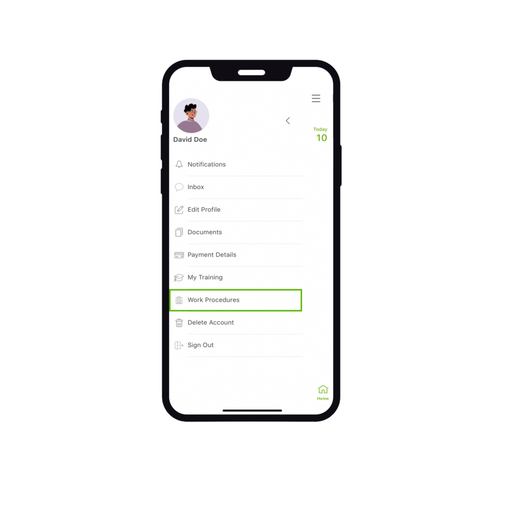 Accessing Work Procedures - mobility
