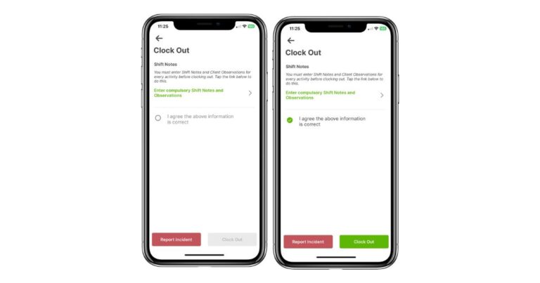 Clocking In and Out - a quick guide on the mobility app